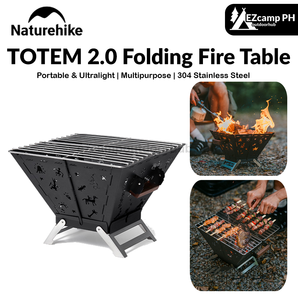 Naturehike TOTEM 2.0 Folding Fire Table Portable Ultralight – EZcamp ...