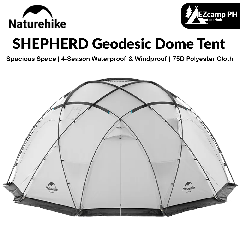 Naturehike SHEPHERD Series Geodesic Dome Style 4-Season Camping Tent ...