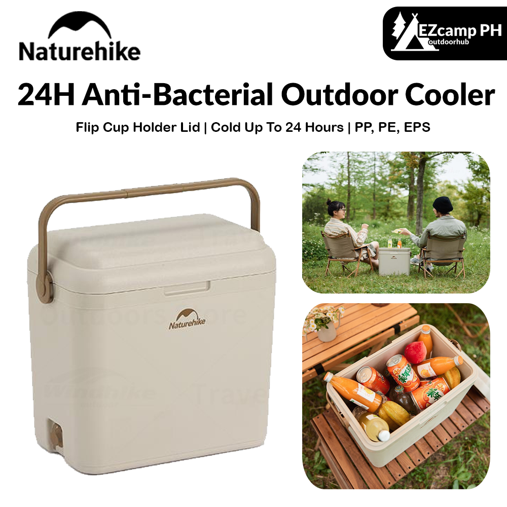 Naturehike 24H Anti-Bacterial Outdoor Cooler Box 9L 13L 24L 33L Cold ...