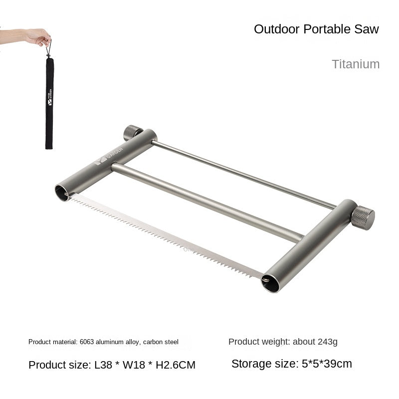 Mobi Garden Outdoor Portable Saw Ultralight Foldable Hand Saw Hacksaw ...