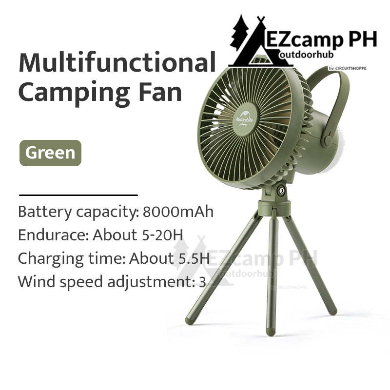 Naturehike Outdoor Multifunctional Electric Fan Portable USB Charging ...