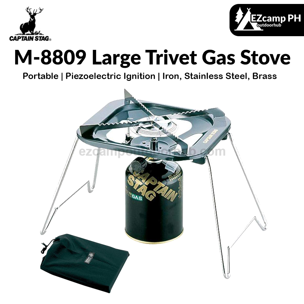 CAPTAIN STAG M-8809 Large Trivet Gas Stove Portable Lightweight 3000kW ...